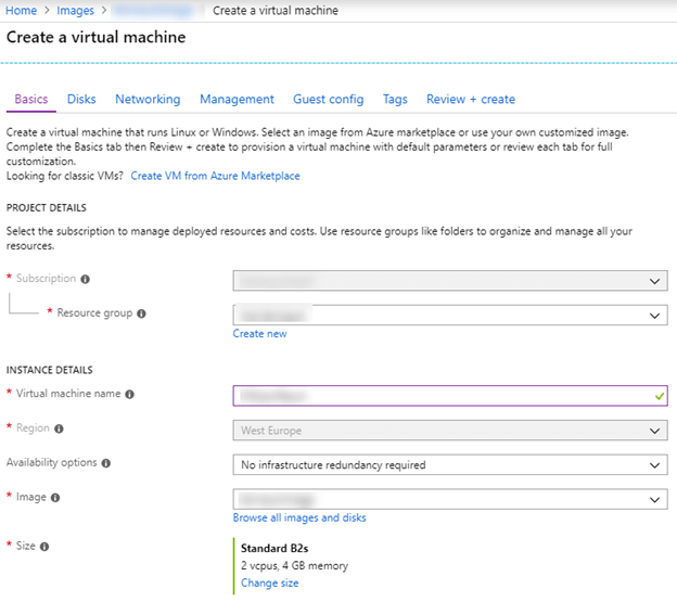 Creating An Azure Vm From The Vhdxvhd File